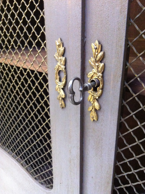 ID4246 Antique French Louis XVI Display Cupboard