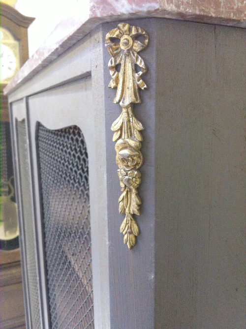 ID4246 Antique French Louis XVI Display Cupboard