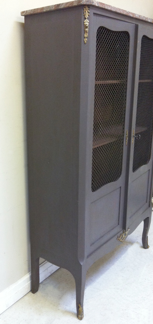 ID4246 Antique French Louis XVI Display Cupboard