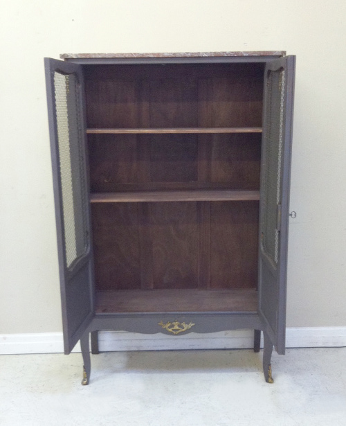 ID4246 Antique French Louis XVI Display Cupboard